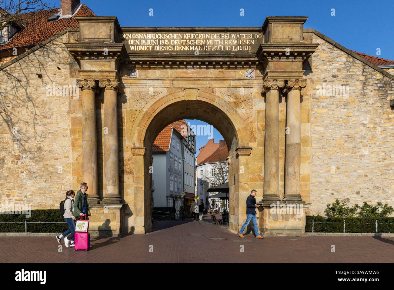 Waterloo Gate, also known as Heger Gate in, 19th ct thriumphal arch in ...