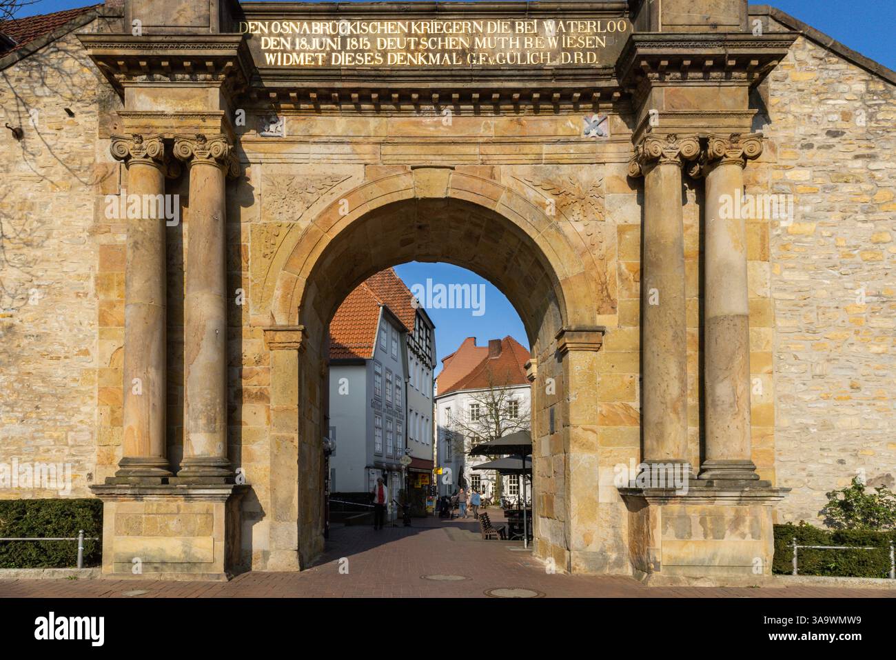 Waterloo Gate, also known as Heger Gate in, 19th ct thriumphal arch in ...