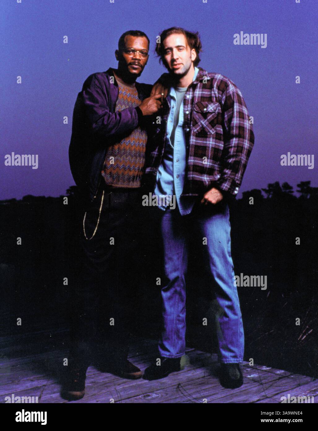 Mar 05, 1993; Nantucket, MA, USA; (L-R): Actor SAMUEL L. JACKSON stars ...