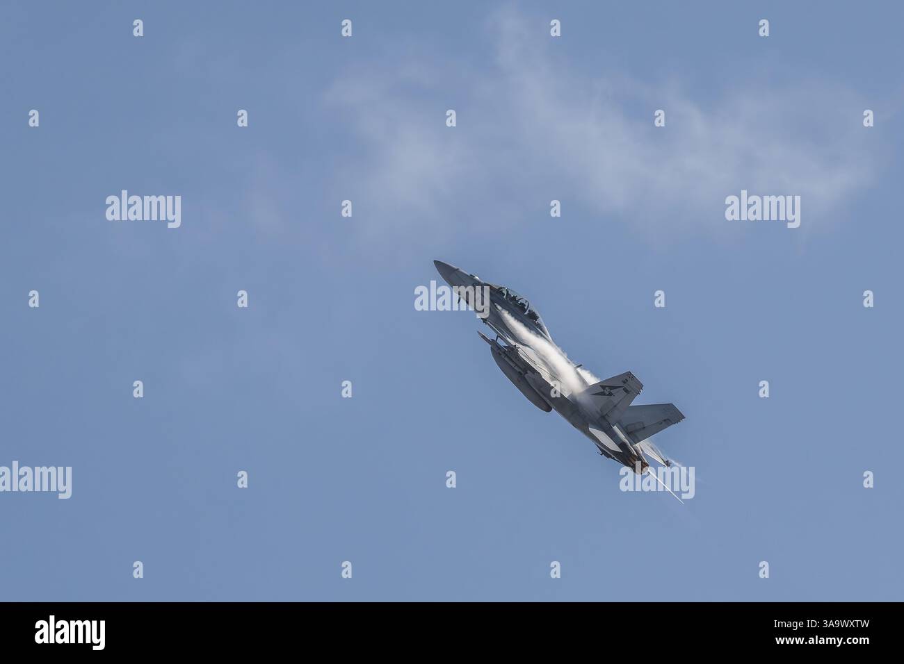 Avalon, Australia. 30th Mar, 2025. RAAF F-18 Super Hornet seen in the ...