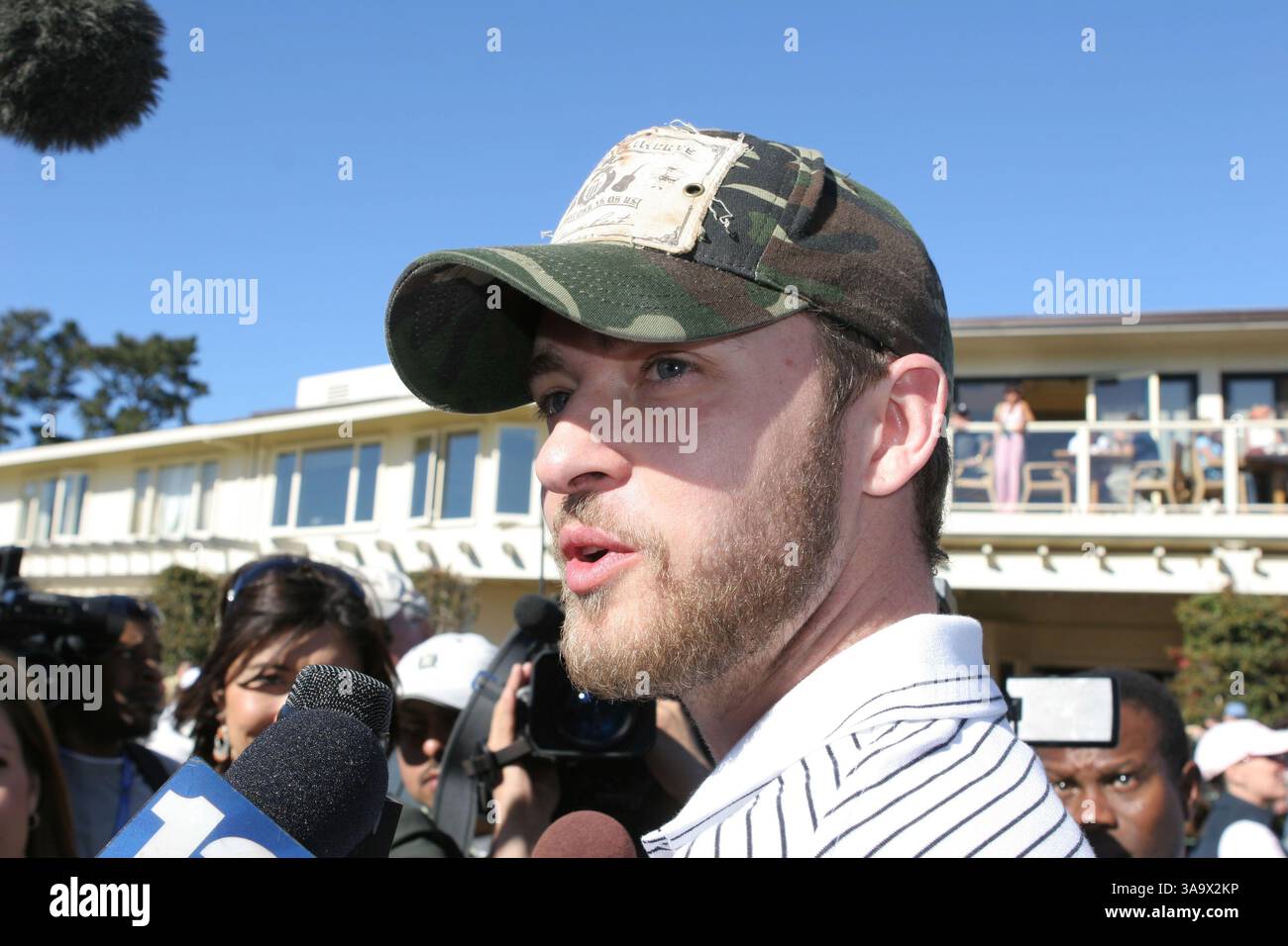 Feb 08, 2006; Pebble Beach, CA, USA; Former Mickey Mouse Club and N ...