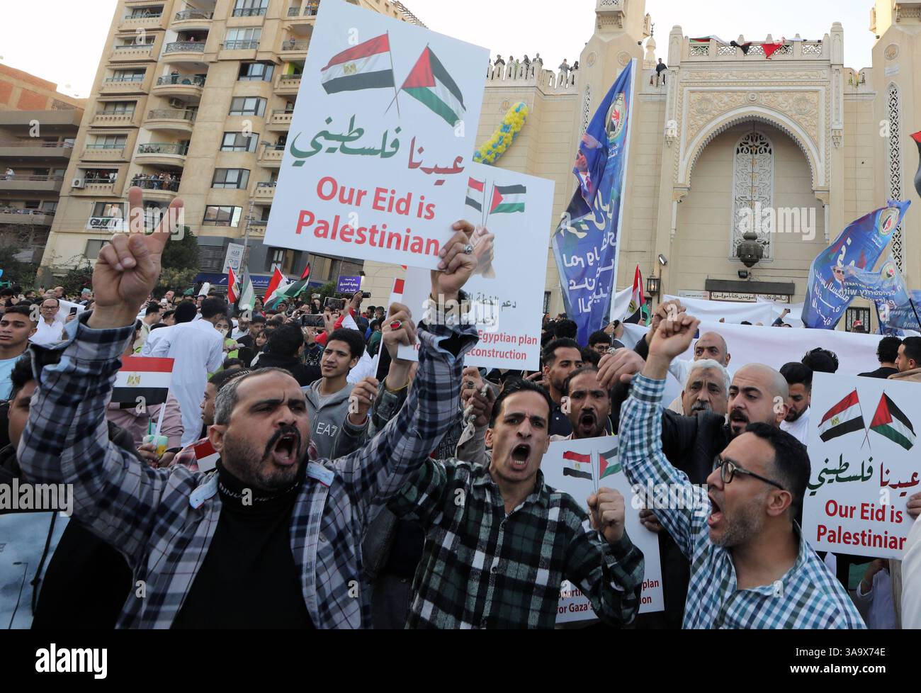 Eid al-Fitr celebrations in Cairo,Egypt People protest outside Al ...
