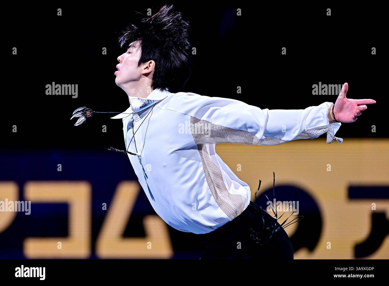 Junhwan CHA (KOR), during Exhibition Gala, at the ISU World Figure Skating Championships 2025 ...