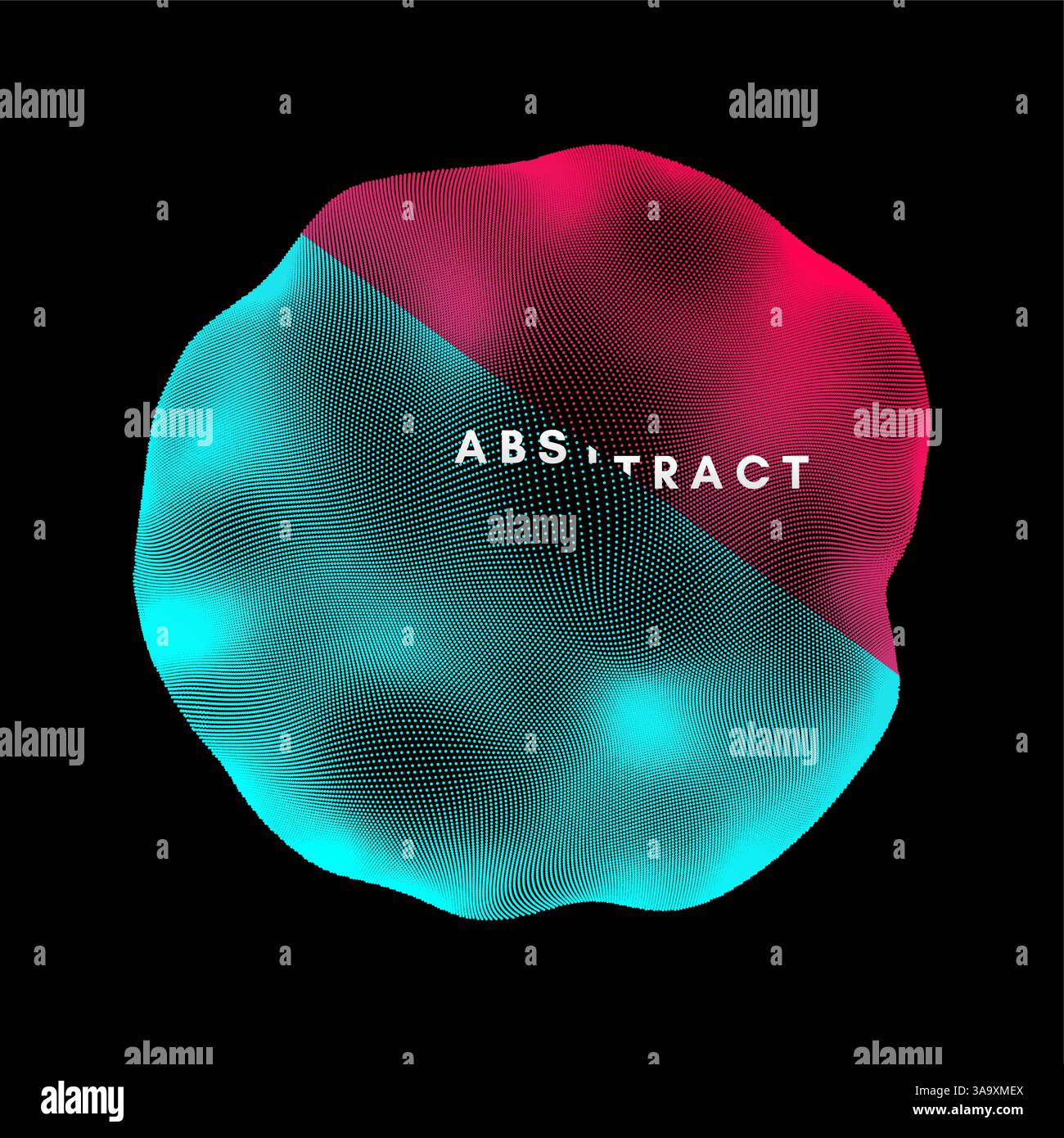 The sphere consisting of points. Global digital connections. Abstract grid design. Technology ...