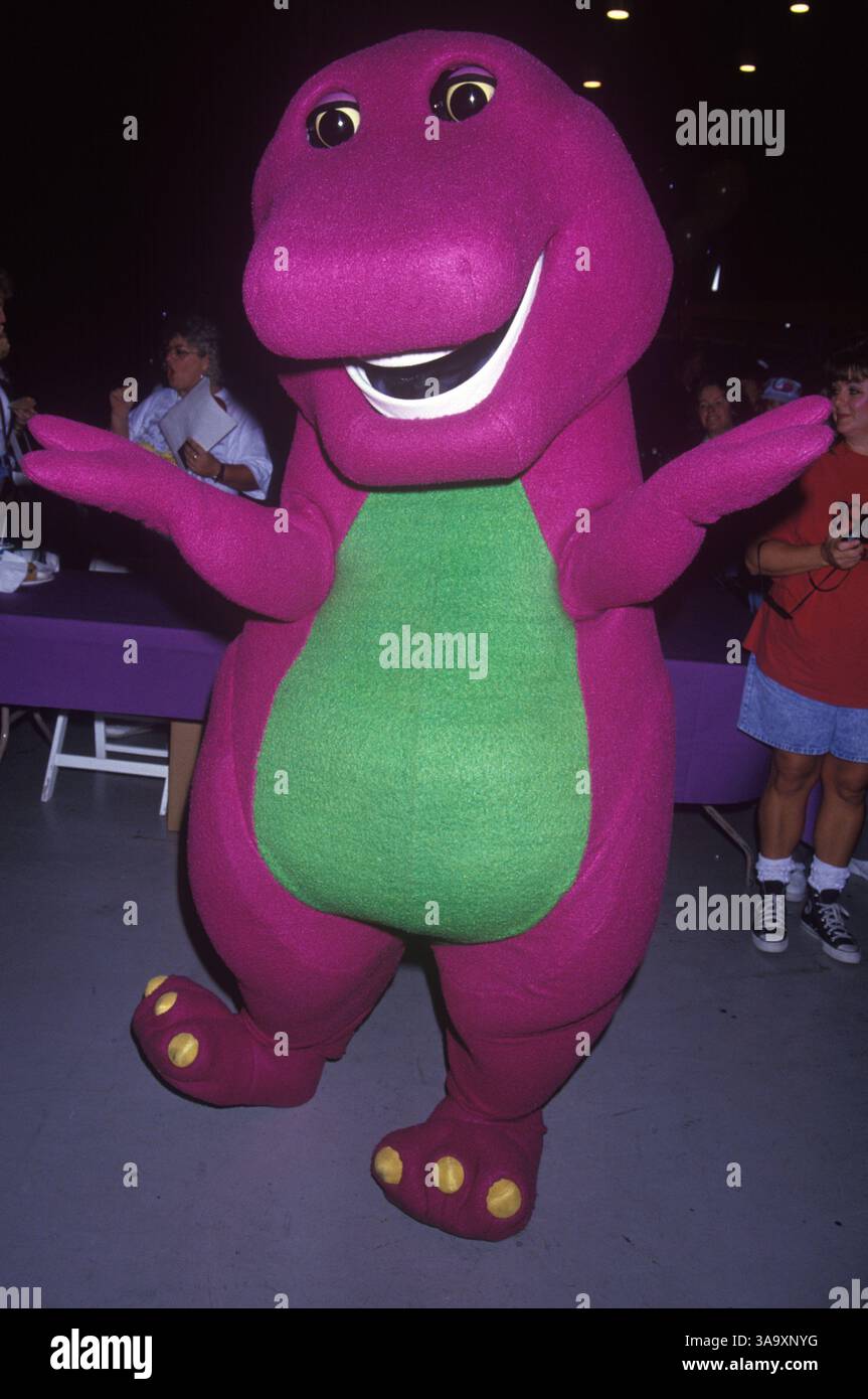 Oct 02, 1993; Los Angeles, CA, USA; BARNEY at the 'Starlight Foundation ...
