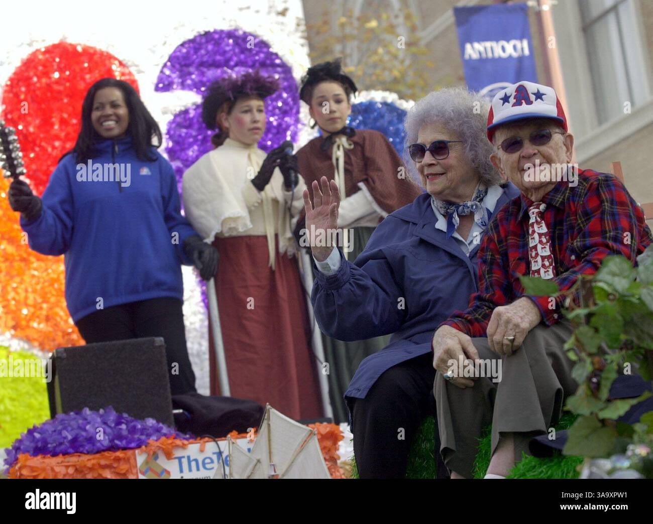 The grand marshall this year is Mno Grant, right, accompanied by his ...
