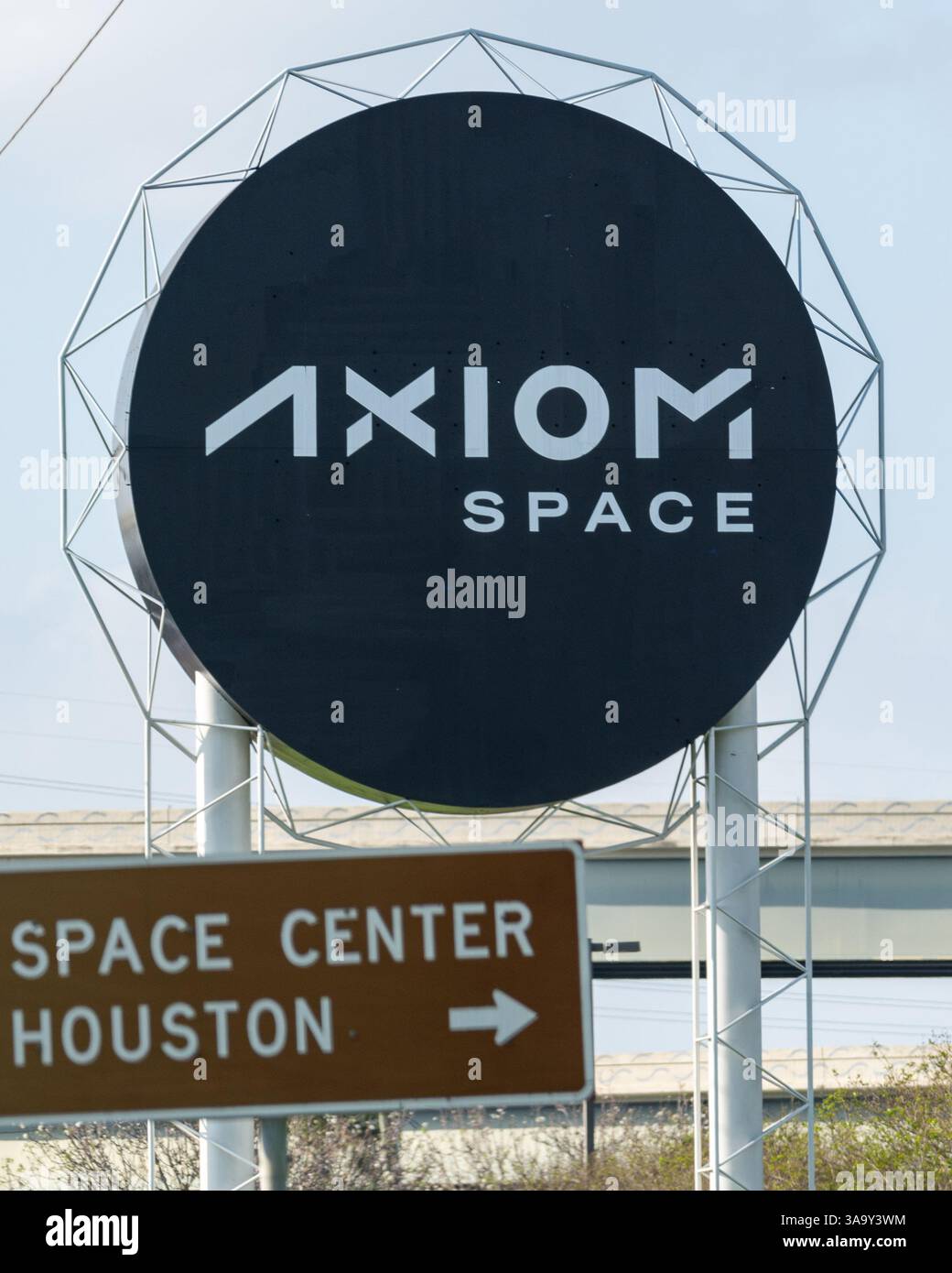 The Axiom Space facility in Webster, TX on March 29, 2025. Axiom plans ...