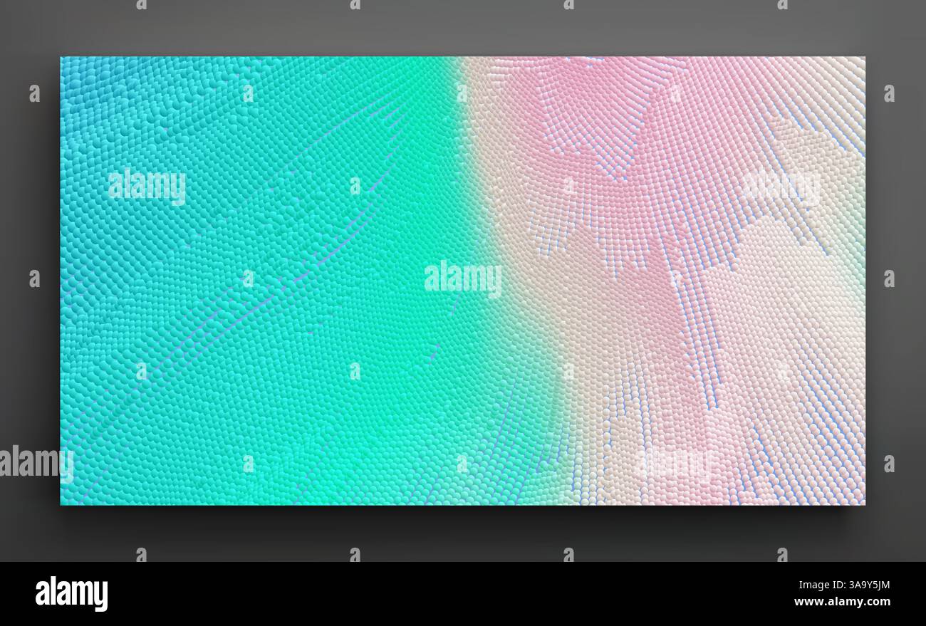 Liquid paint abstraction. Art design. Texture with dynamic particles ...