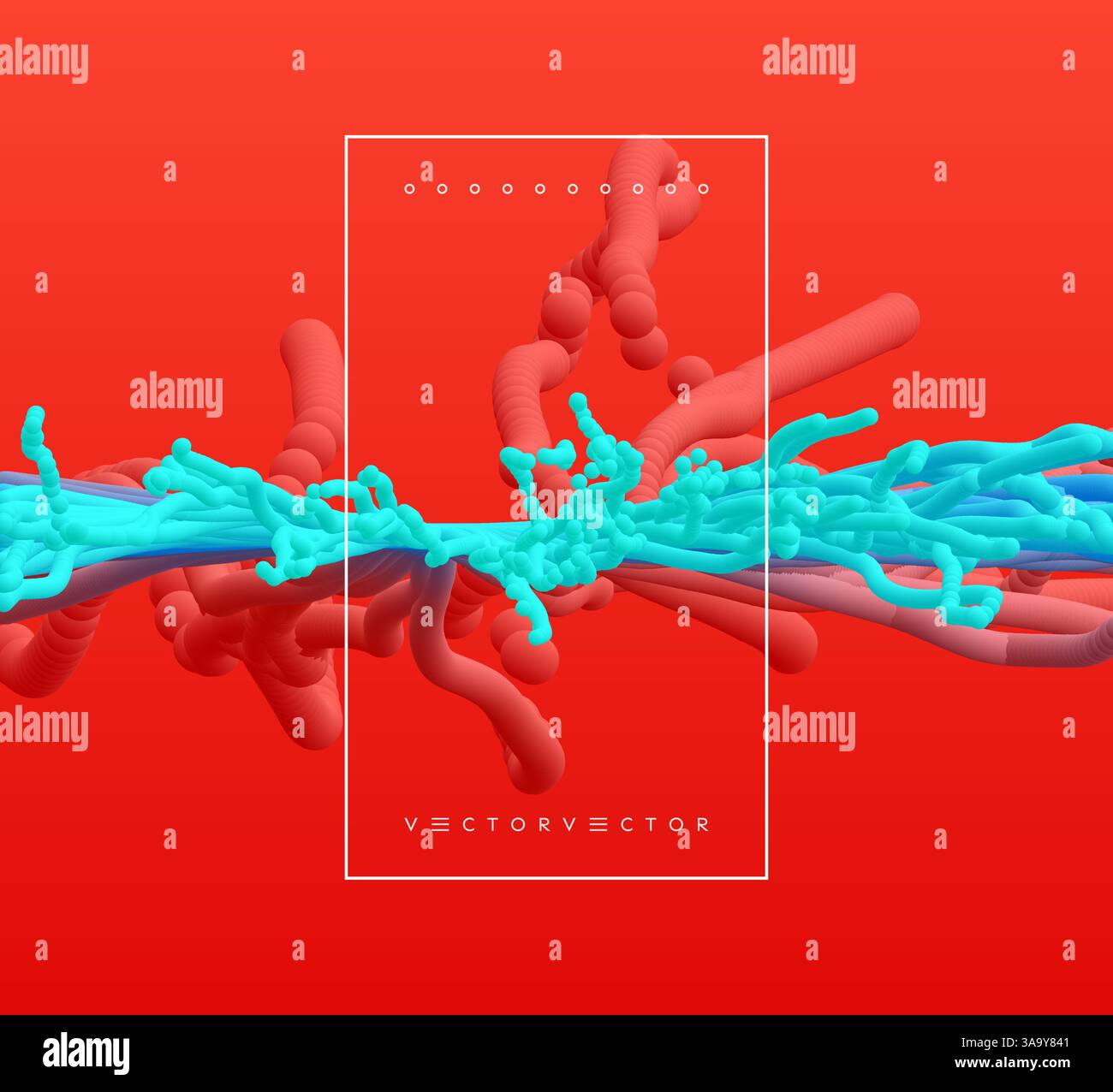Abstract background with dynamic effect. 3d vector illustration in ...