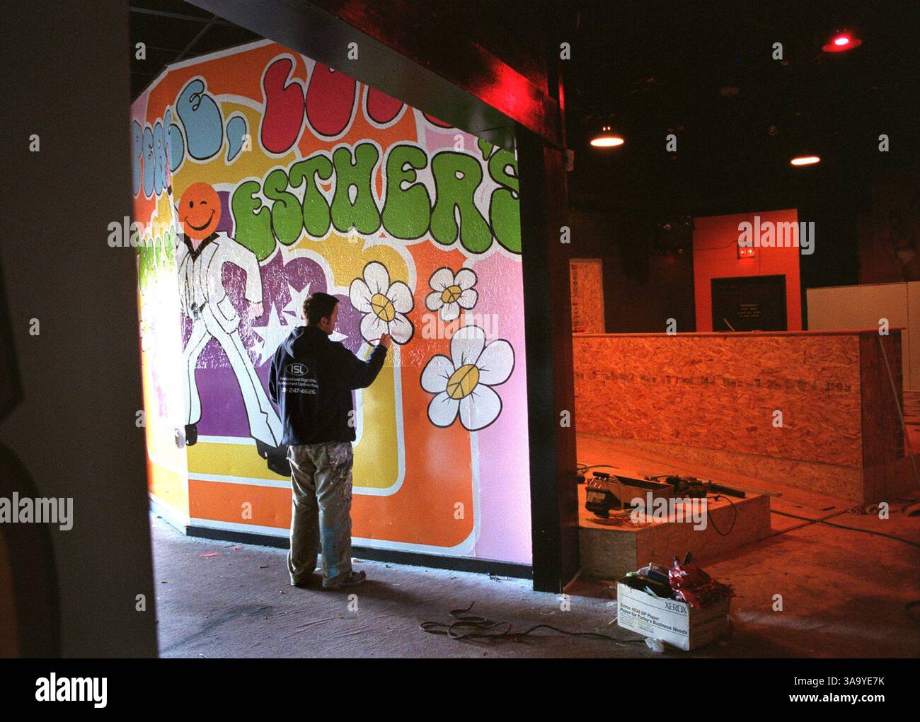 Peace, Love & Polly Esther's entry painting gets finishing touches from ...