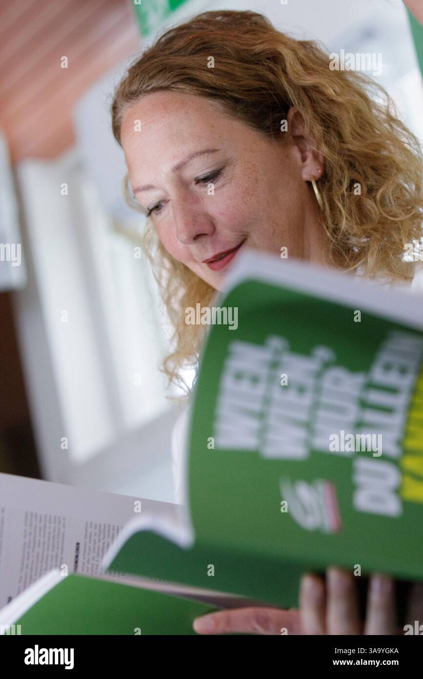 AUSTRIA; VIENNA; 20250331; Judith Puehringer, top candidate for the upcoming Vienna election and ...