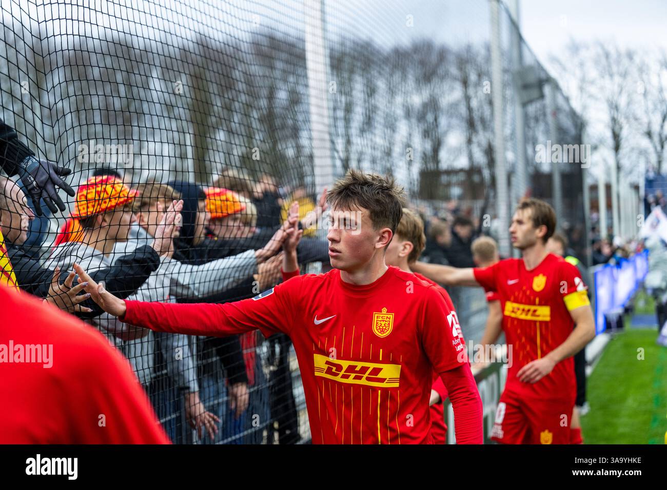 Aarhus, Denmark. 30th Mar, 2025. Justin Janssen of FC Nordsjaelland ...
