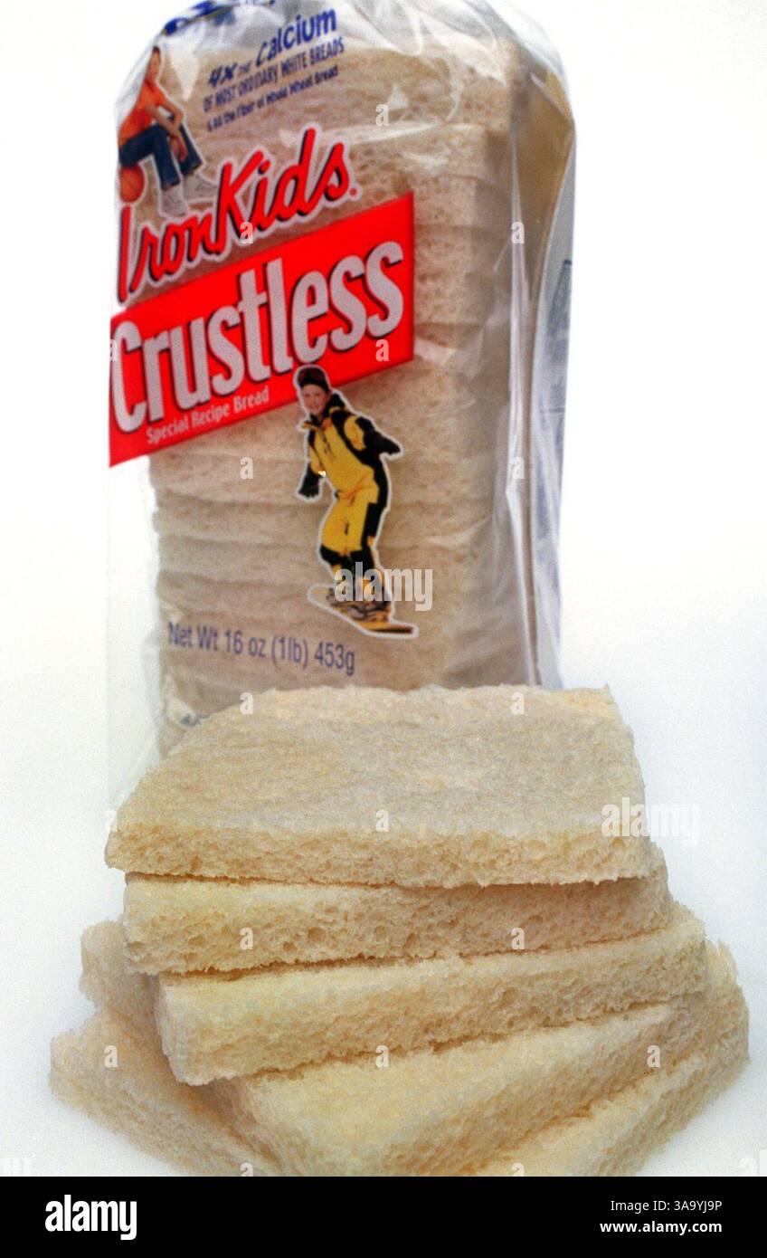 Iron Kids ''Crustless'' Special recipe bread. For Gwen Schoen's First ...