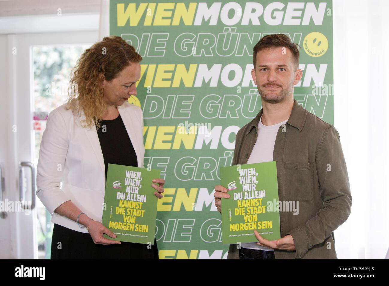 Vienna, Austria. 31st Mar, 2025. AUSTRIA; VIENNA; 20250331; Judith Puehringer (L.), top ...