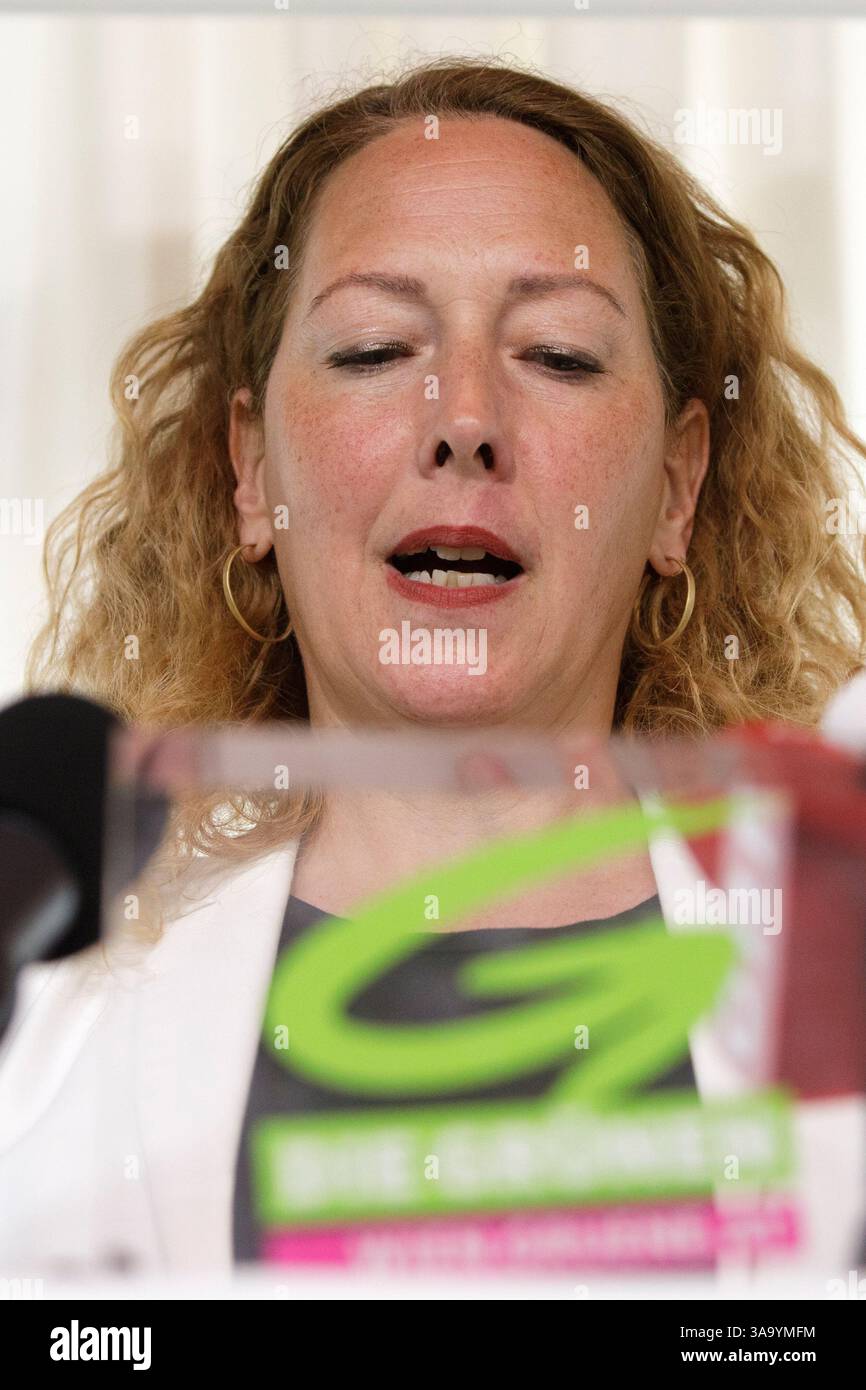 Vienna, Austria. 31st Mar, 2025. AUSTRIA; VIENNA; 20250331; Judith Puehringer, top candidate for ...