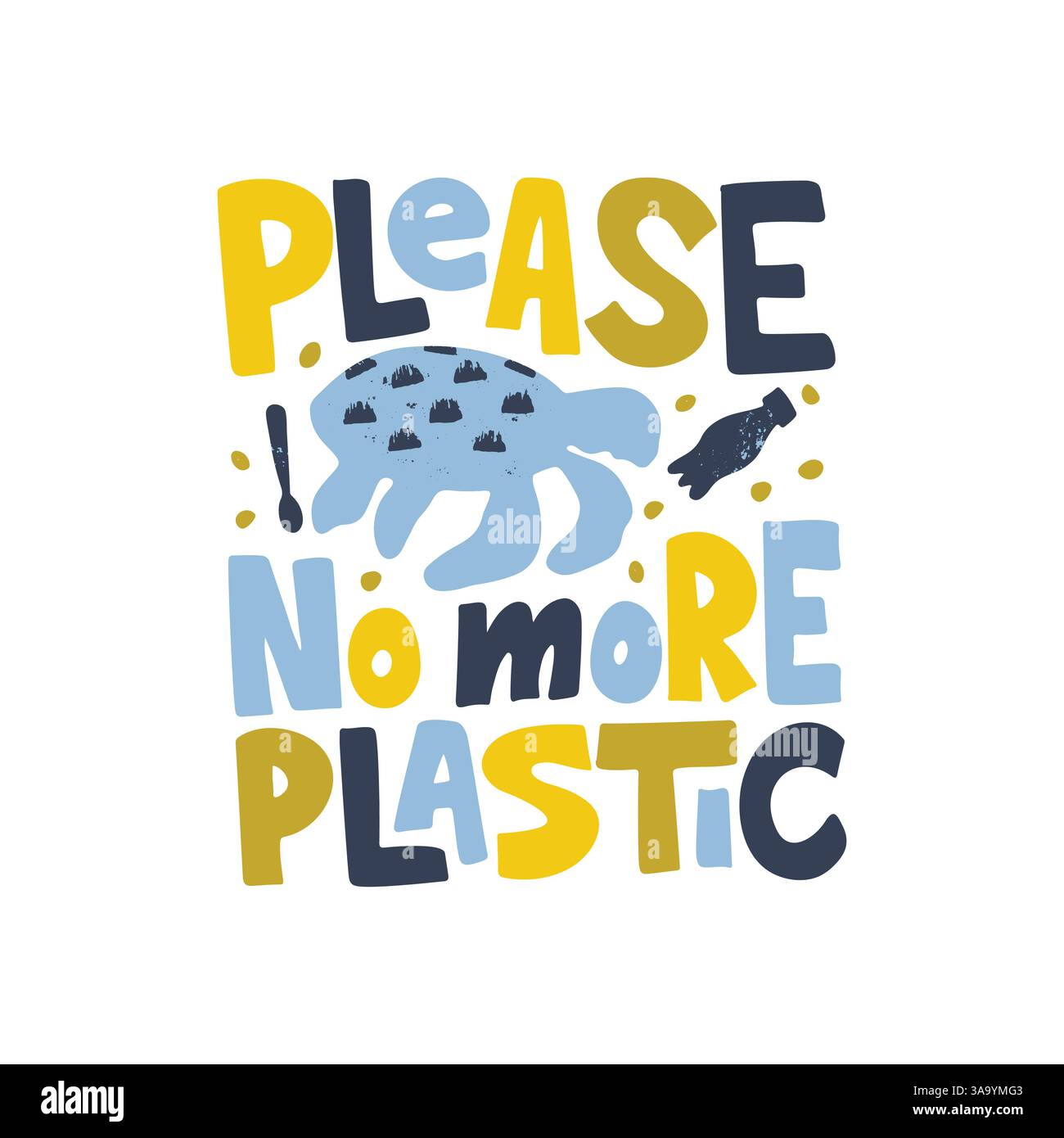 Anti ocean pollution flat vector banner template Stock Vector Image ...