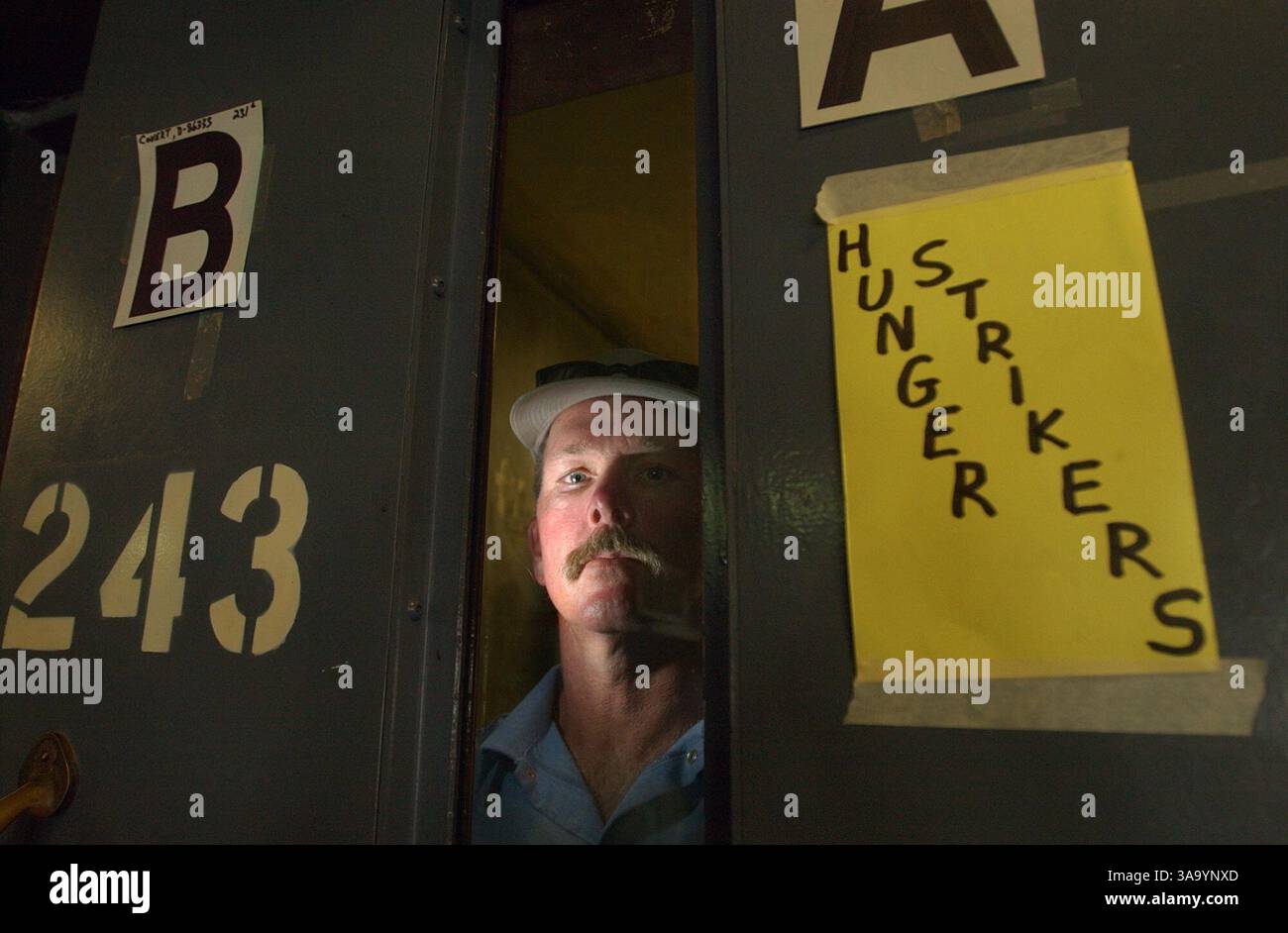 The prisoners embarked on hunger strike hi-res stock photography and ...