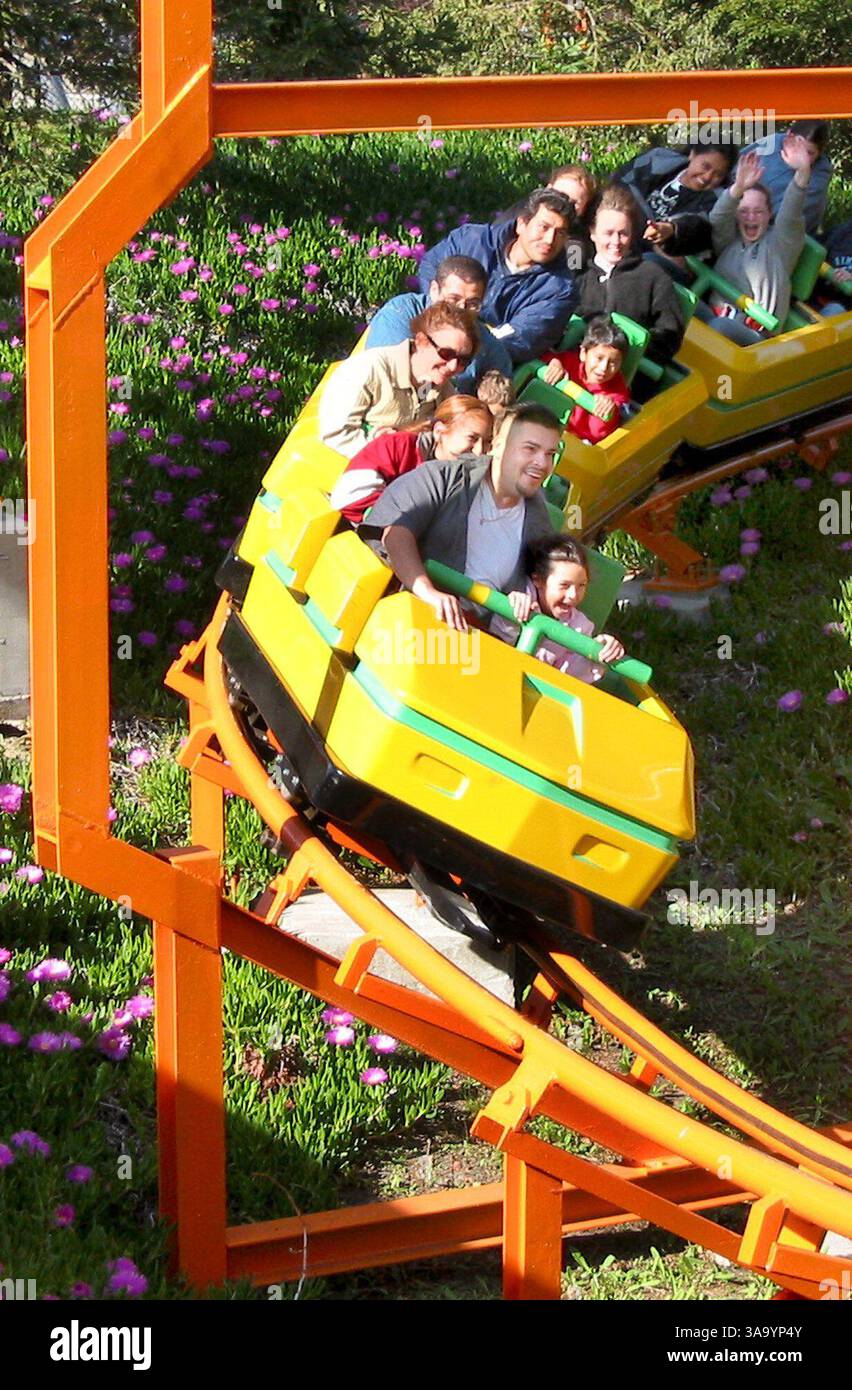 Guests at Paramount's Great America enjoy the family rollercoaster ...