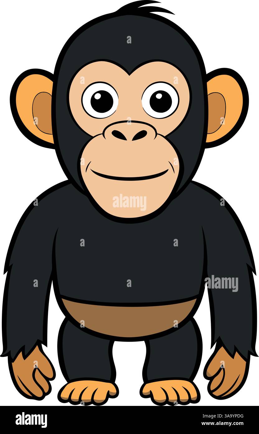 Monkey chimpanzee Cut Out Stock Images & Pictures - Alamy