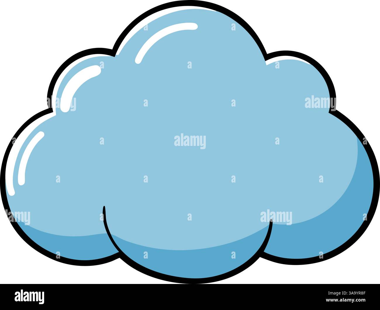Weather in cloud vector Stock Vector Images - Alamy