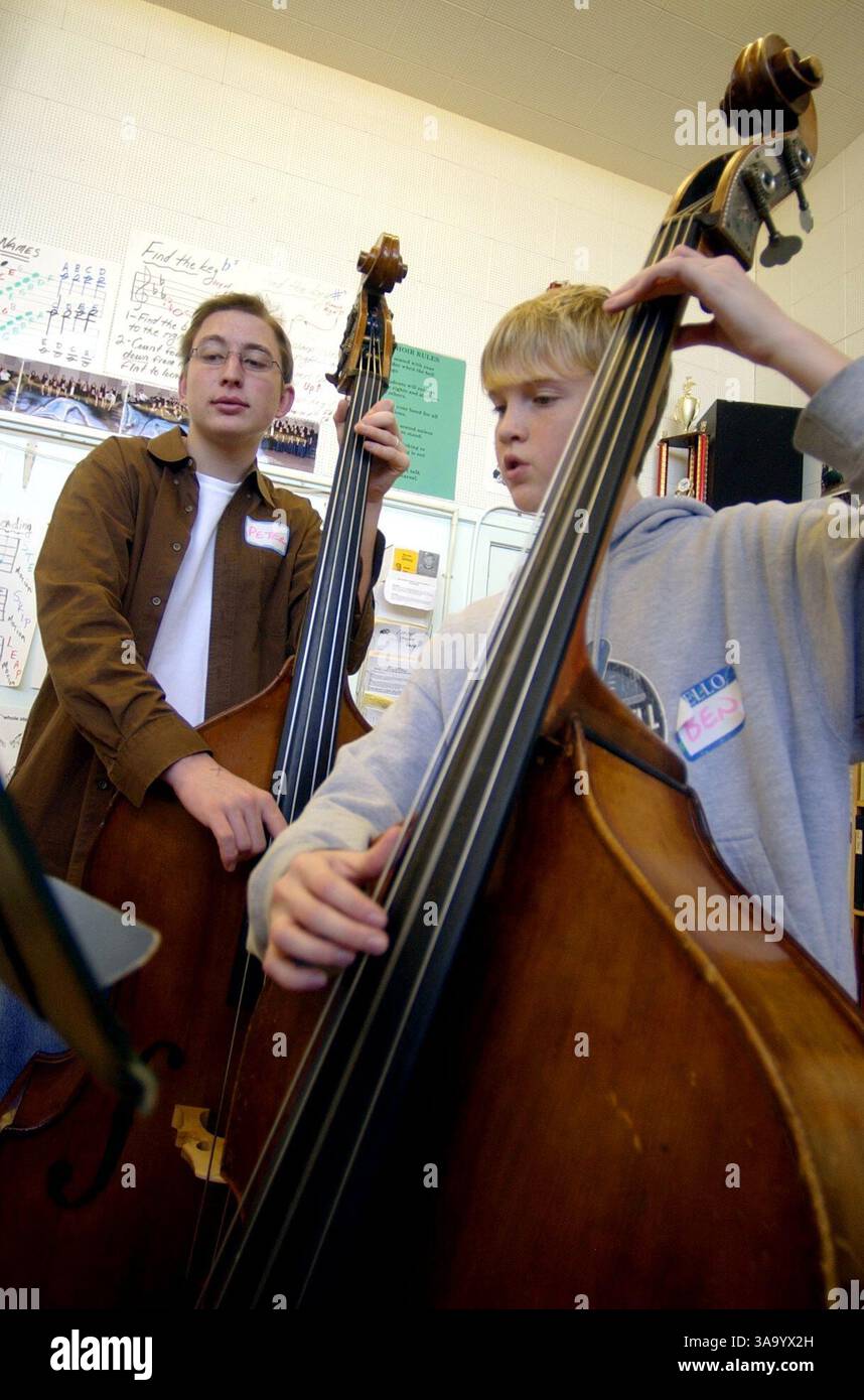 Peter Kaystrom, 16, left, a junior at El Camino High School, works with ...