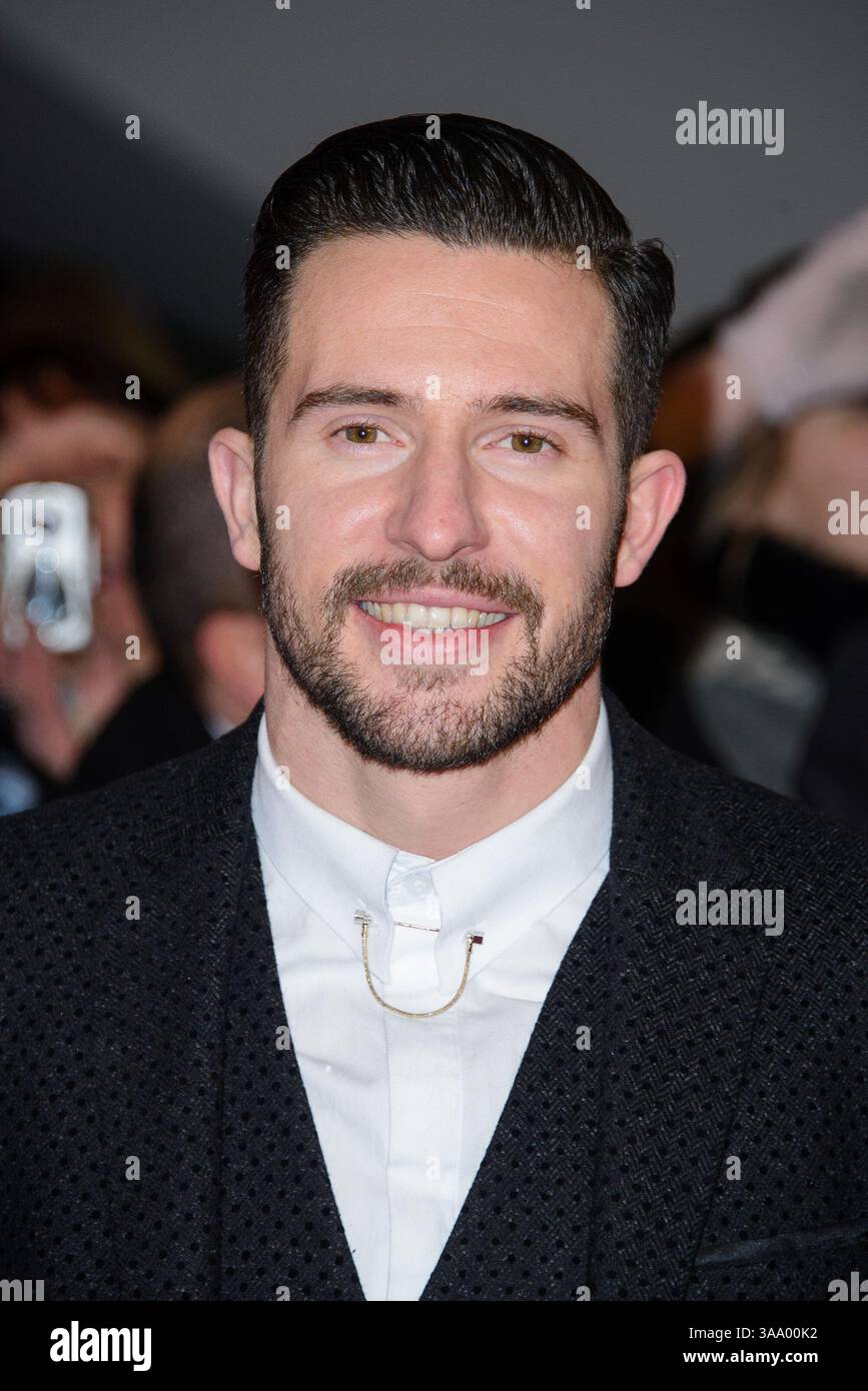 Michael Parr attends the National Television Awards on 21 January 2015 ...