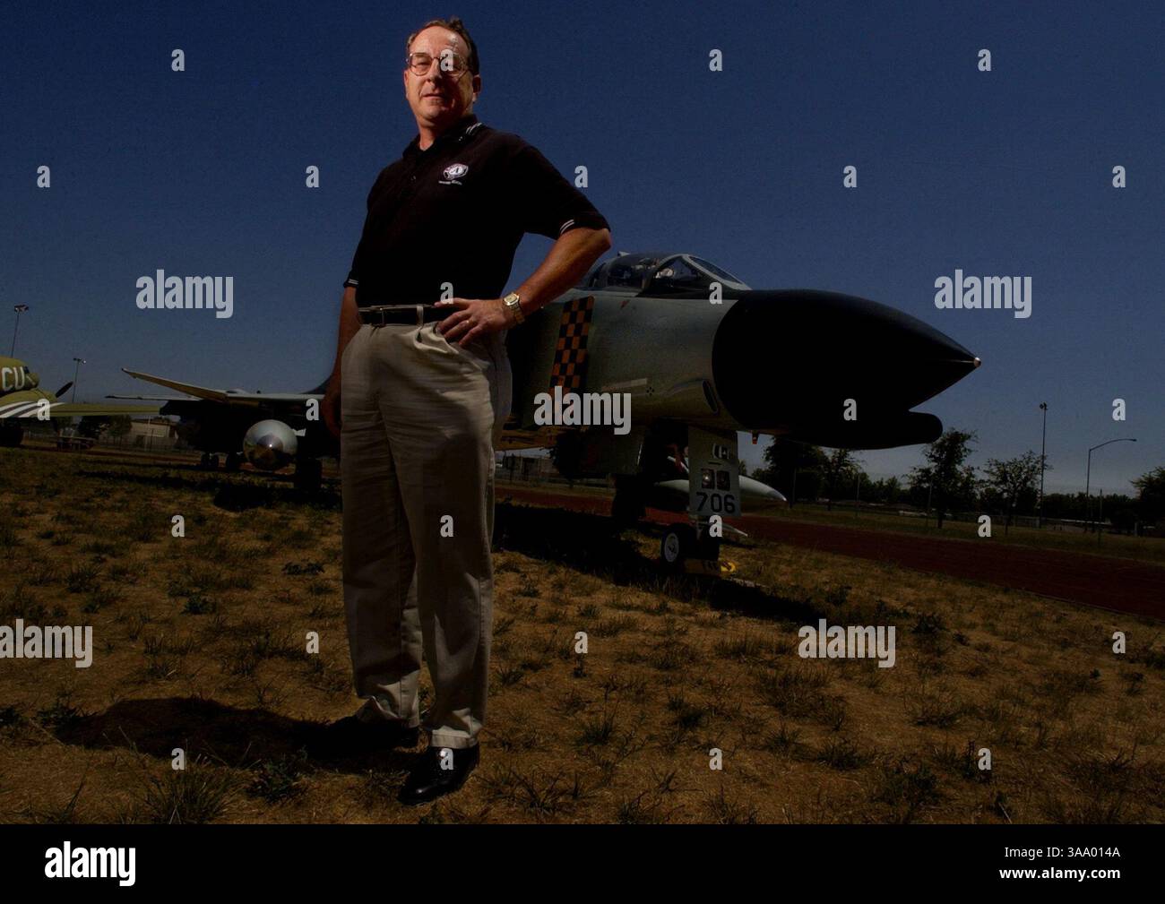 The last commander of the now closed McClellan Air Force Base, Colonel ...