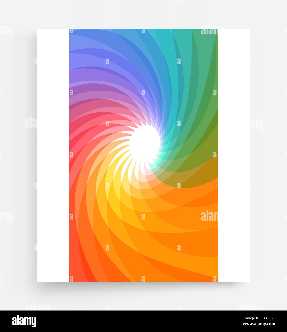 Abstract background with dynamic effect. Rotation and swirling movement ...