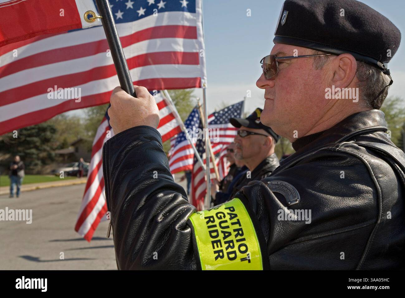 Apr 19, 2006; South Holland, IL, USA; A motorcycle group called the ...