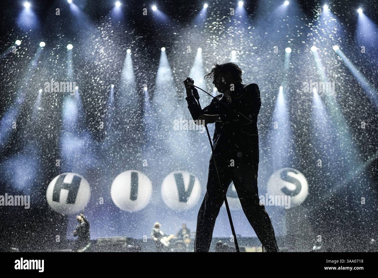 Swedish band The Hives performs at the Estereo Picnic music festival in ...