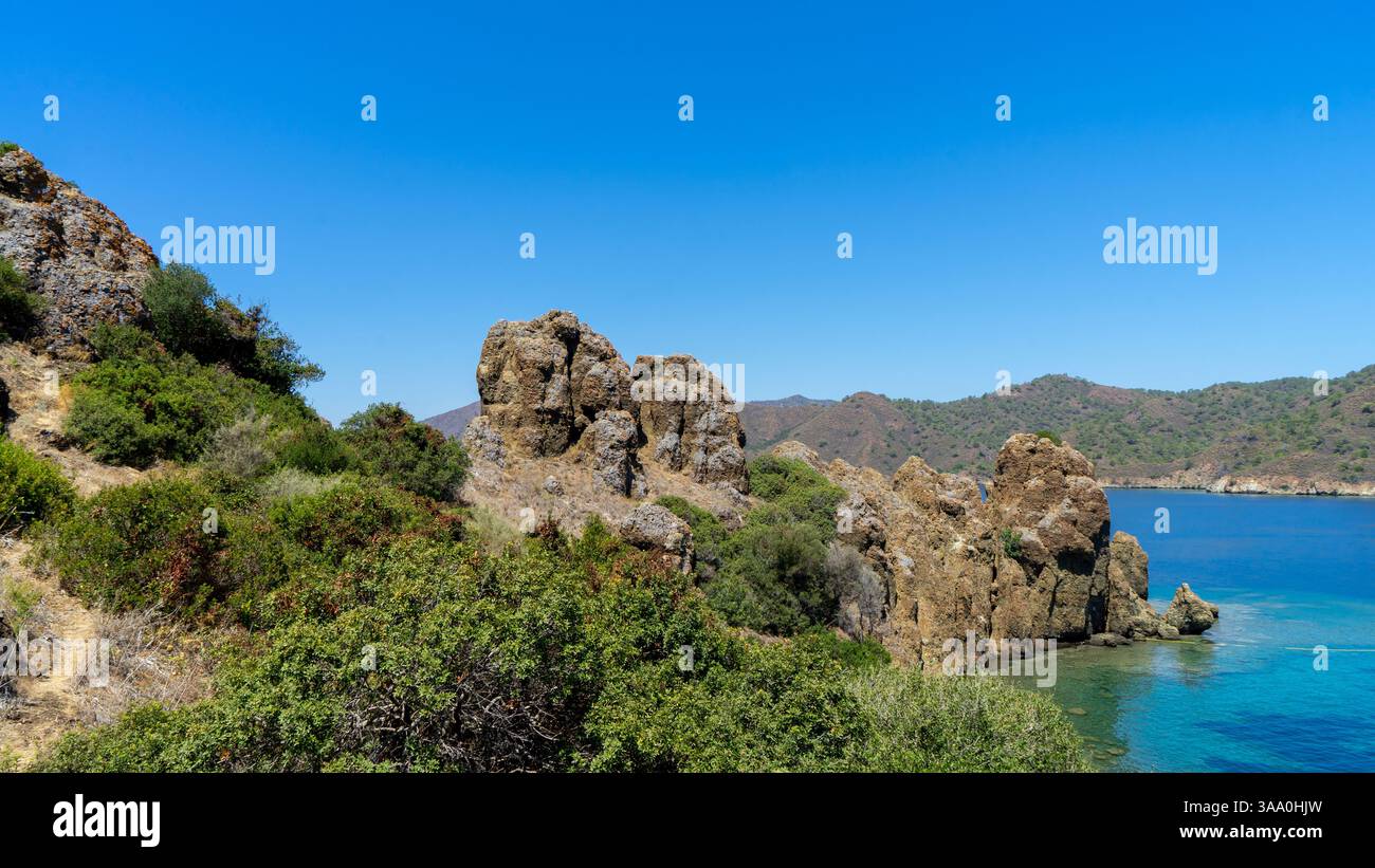 Tooth Island in Aegean Sea, Turkey or island of teeth or Dislice Island ...
