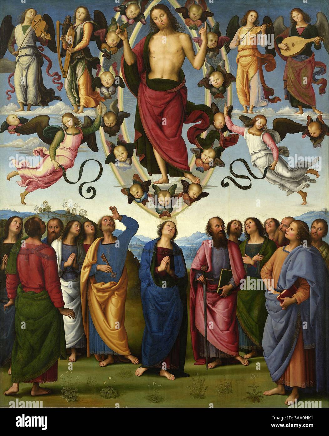 Ascension of Christ - The San Pietro Polyptych (Italian: Polittico di San Pietro) is a polyptych ...