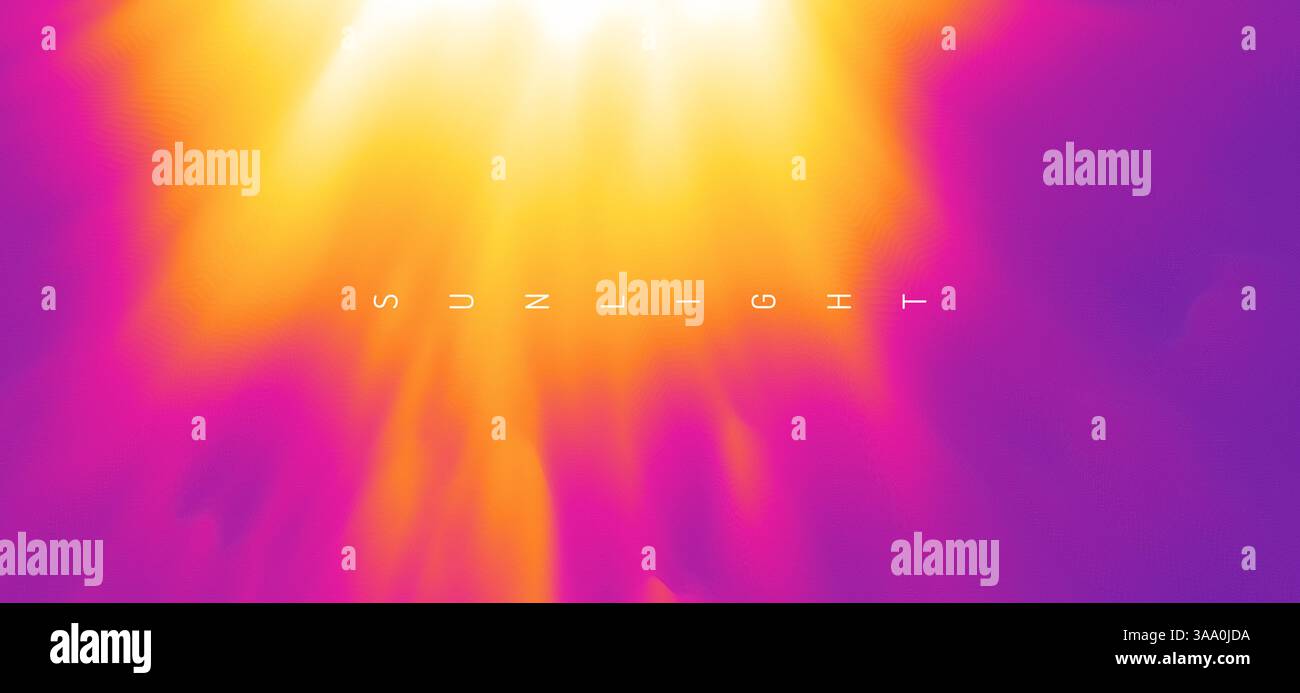 Explosion. Solar or stellar radiation. Background with blur effect ...