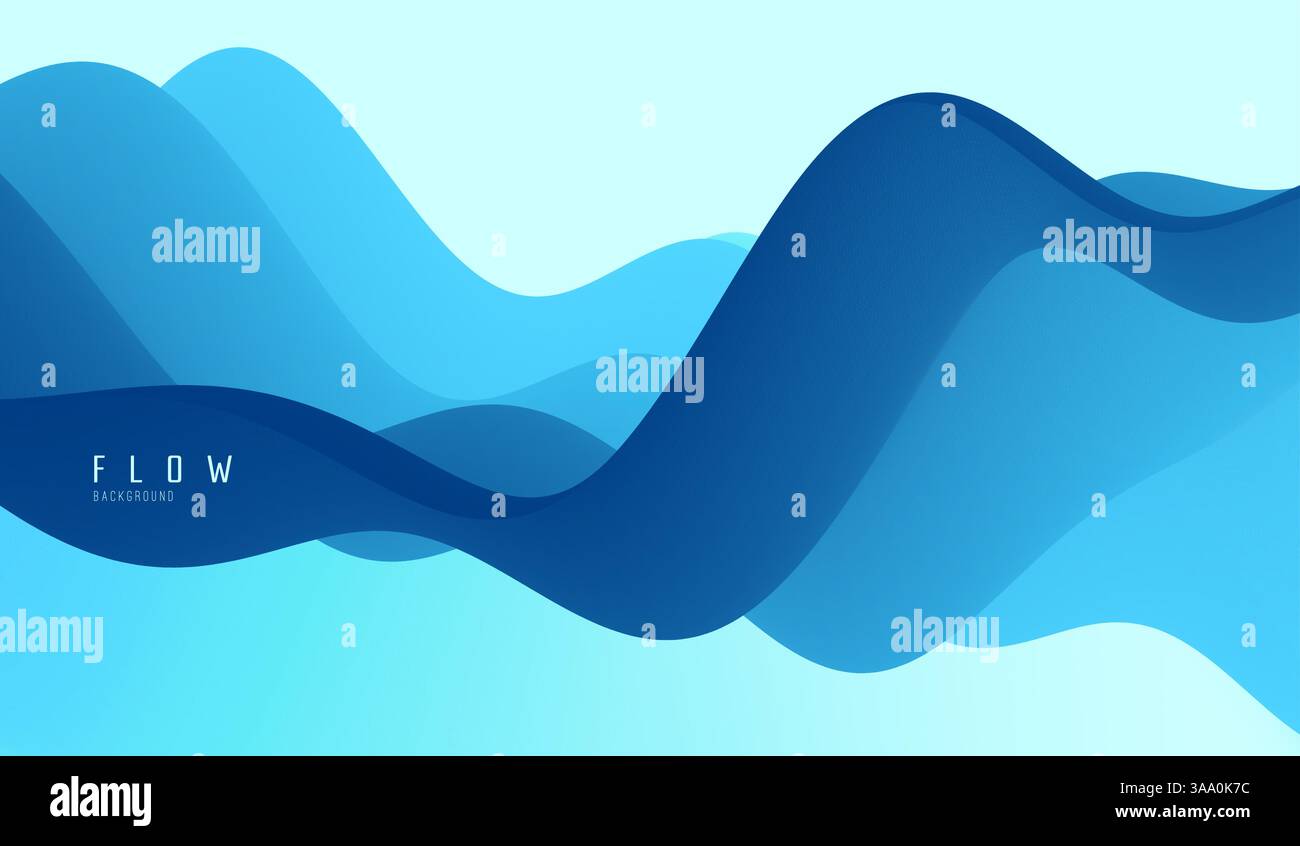 Blue abstract ocean seascape. Sea surface. Realistic landscape with ...