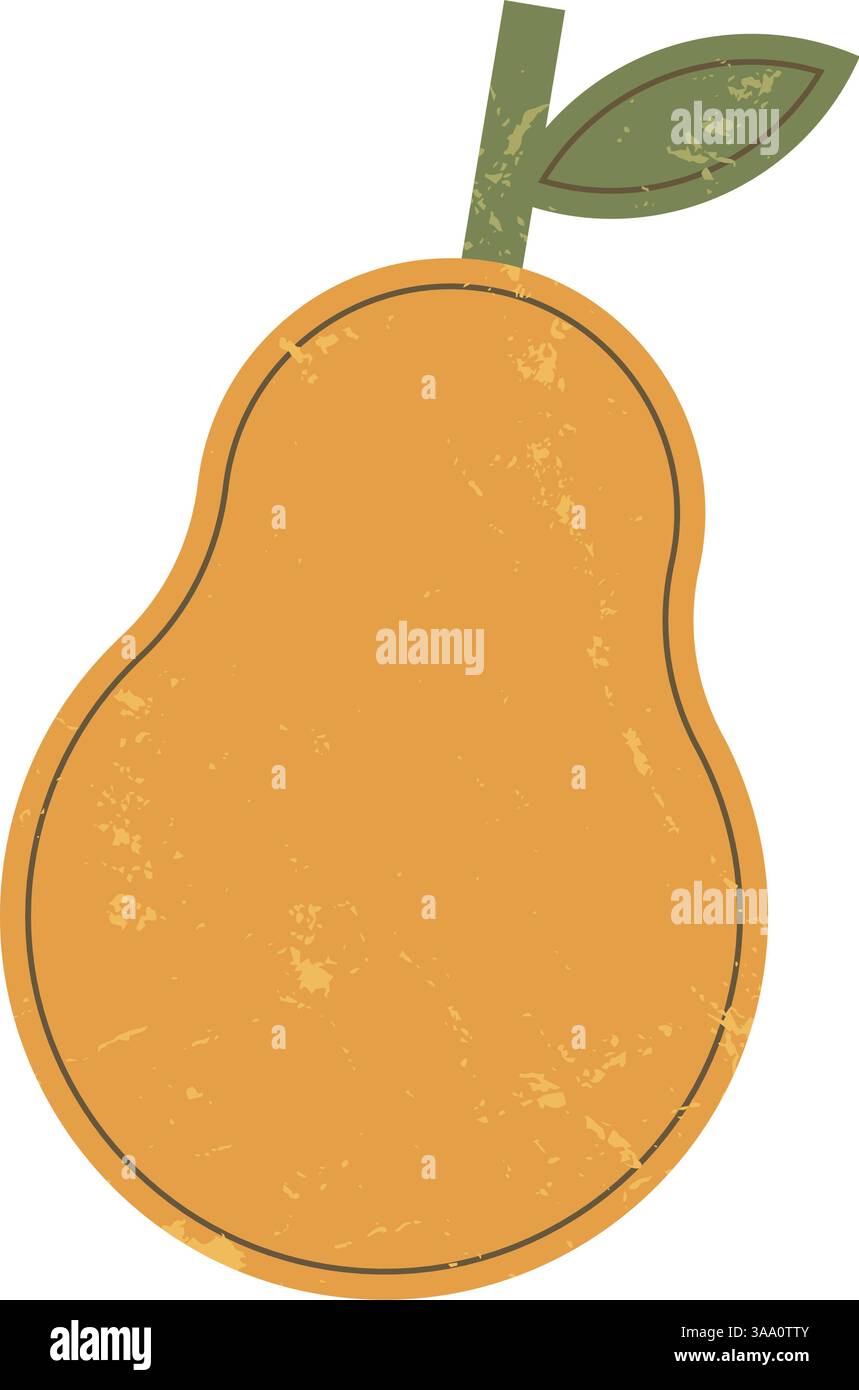 Groovy pear Cut Out Stock Images & Pictures - Alamy