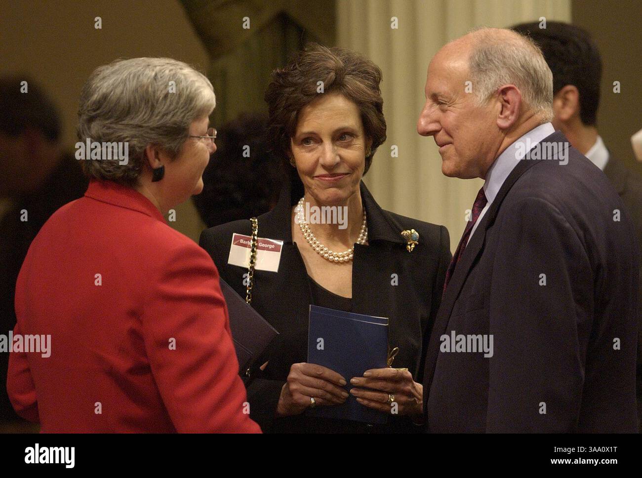 Chief Justice of the California Supreme Court Ronald M. George, right ...