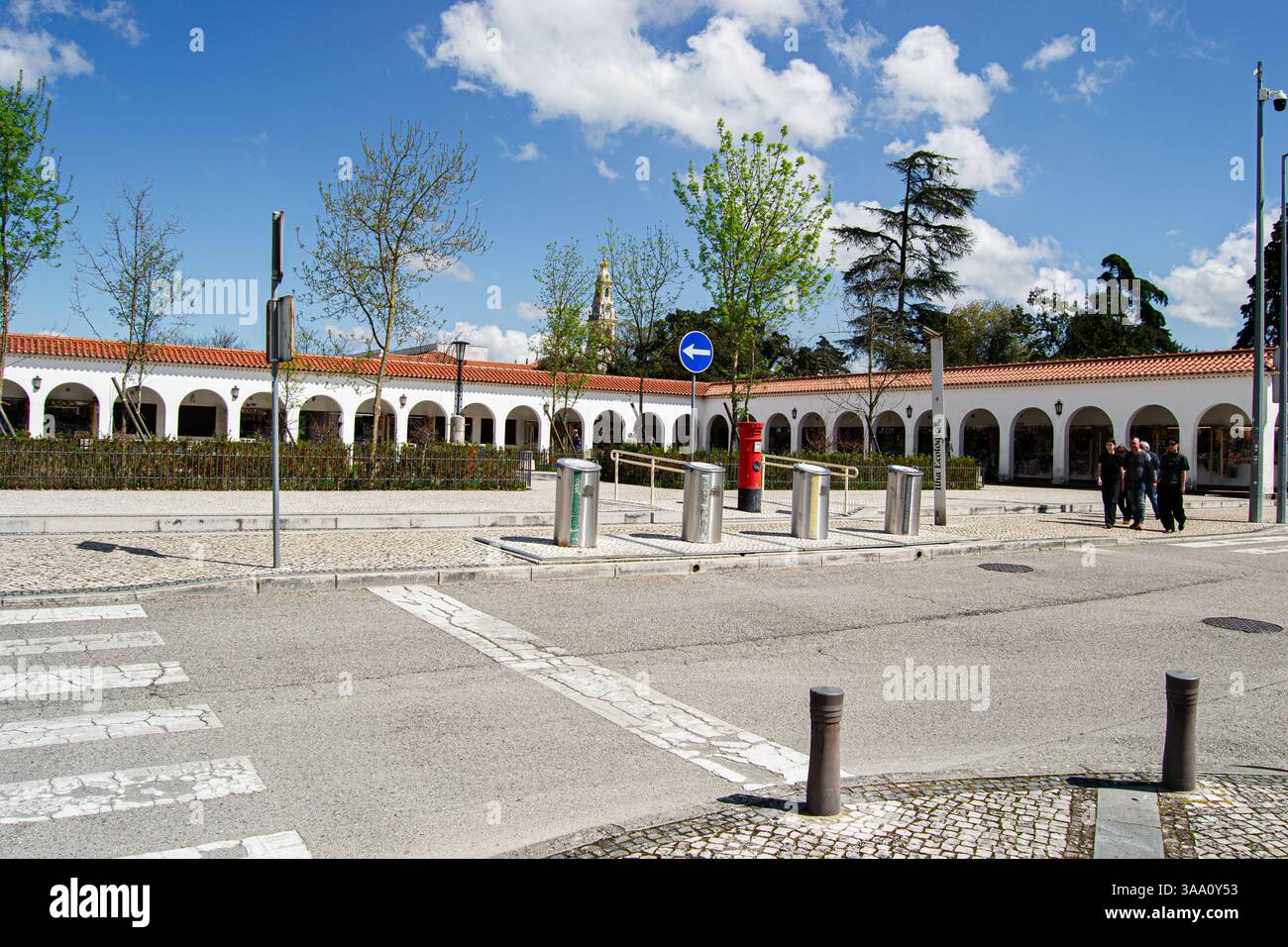 Fatima, Portugal - March 26, 2025: Urban view of Fatima public area ...