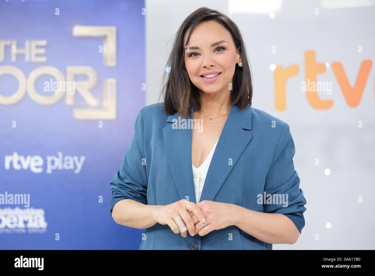 Spanish singer Chenoa attends to the presentation of "The Floor" the ...