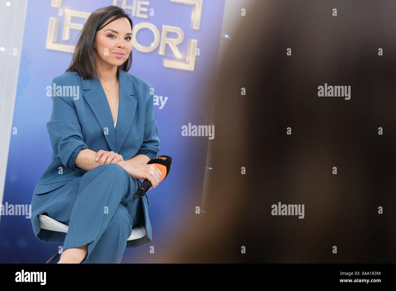 Madrid, Spain. 31st Mar, 2025. Spanish singer Chenoa attends to the ...