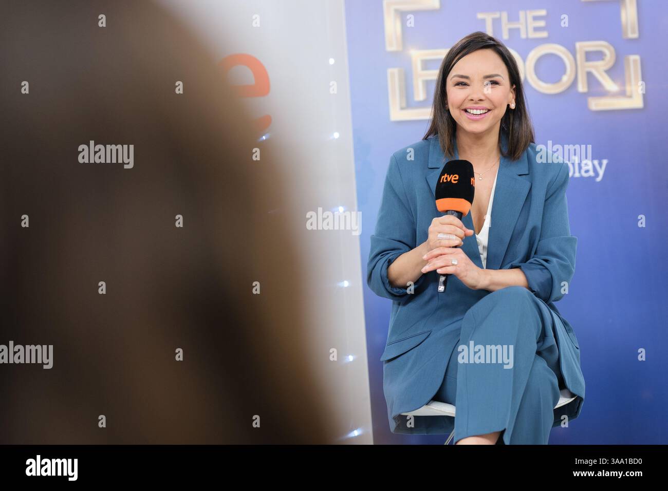 Spanish singer Chenoa attends to the presentation of "The Floor" the ...