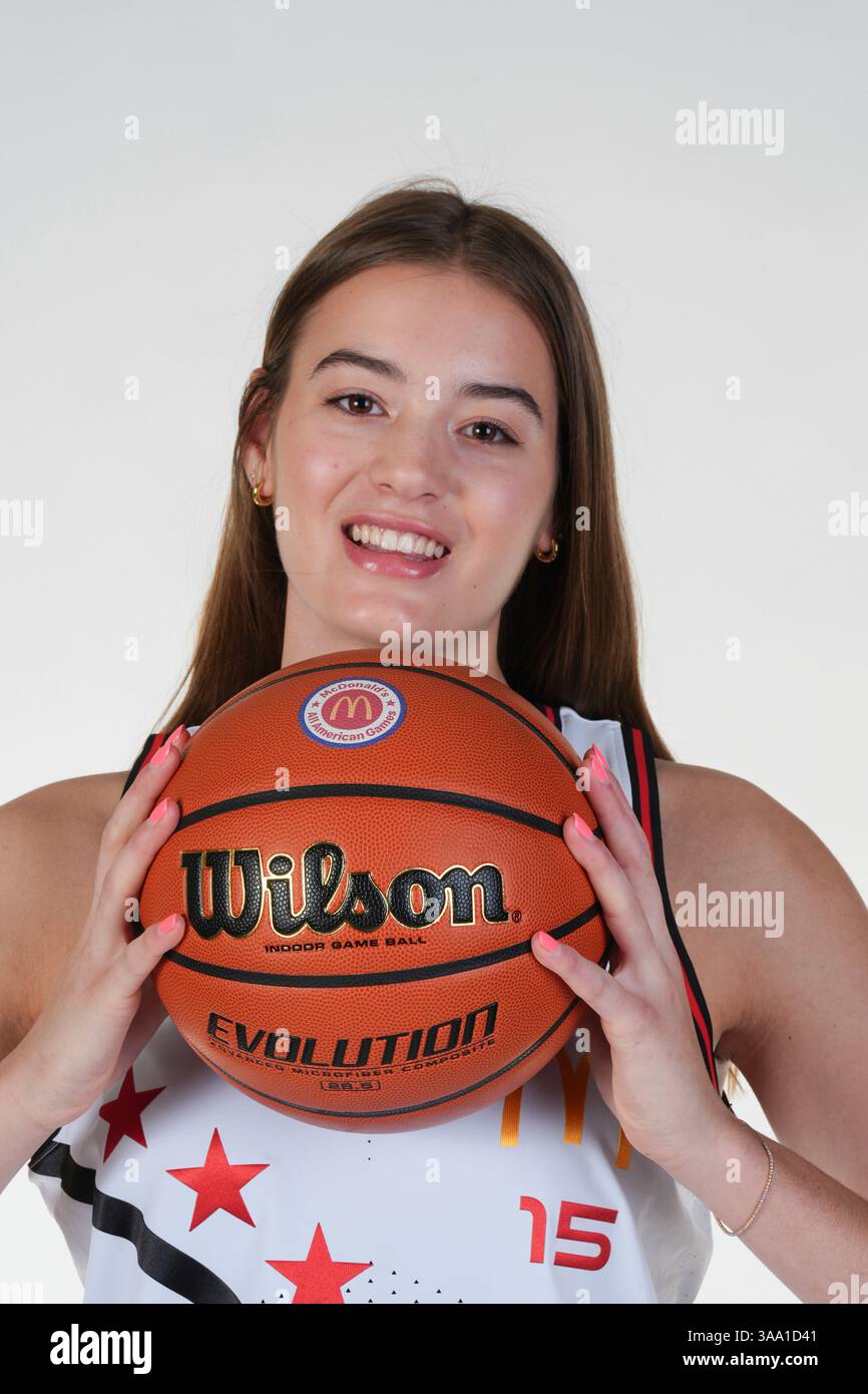 BROOKLYN, NY - MARCH 28: McDonalds High School All American Alexandra ...