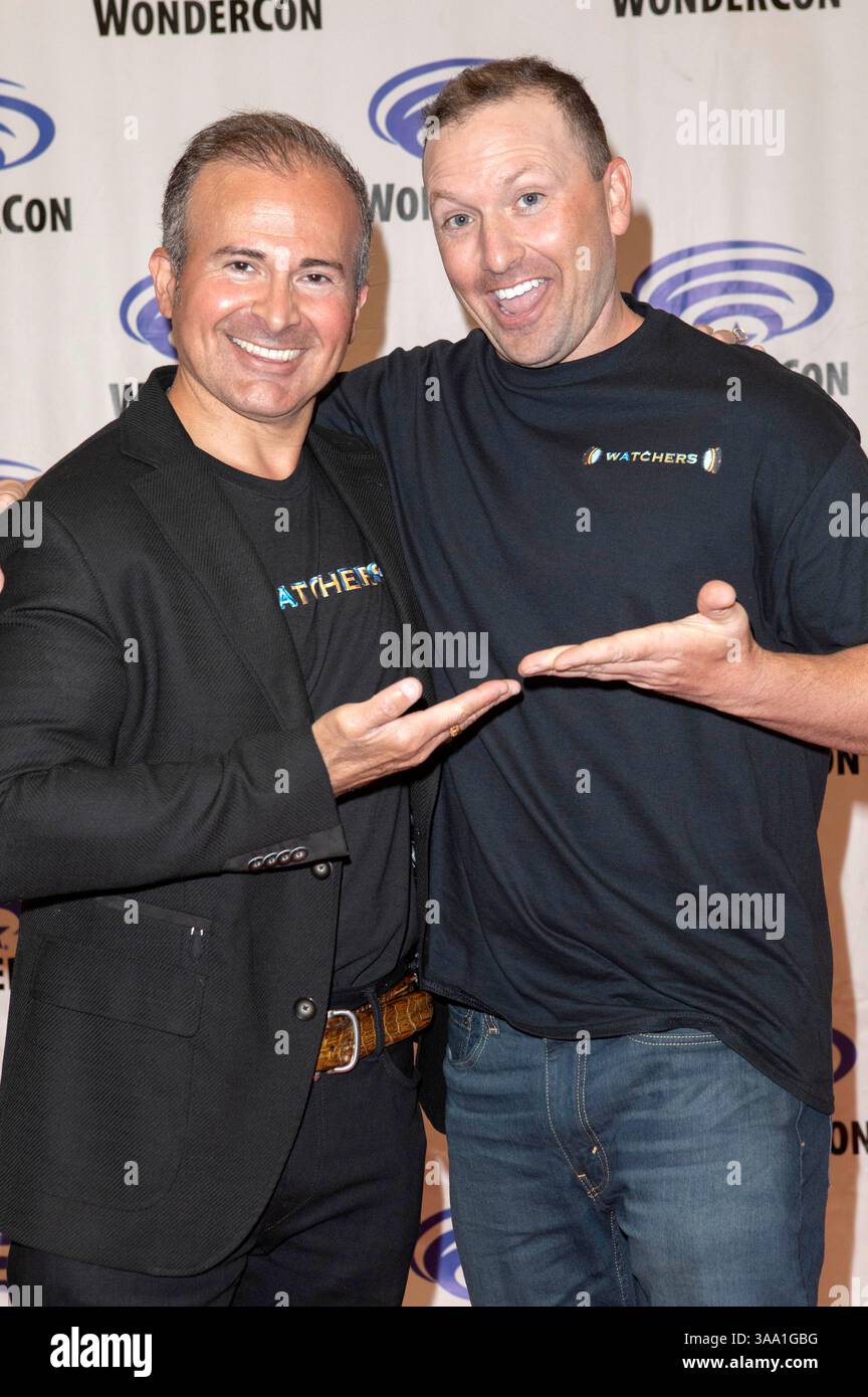Alexander Gray und Justin Waldner beim Photocall zum Trading Card Game ...