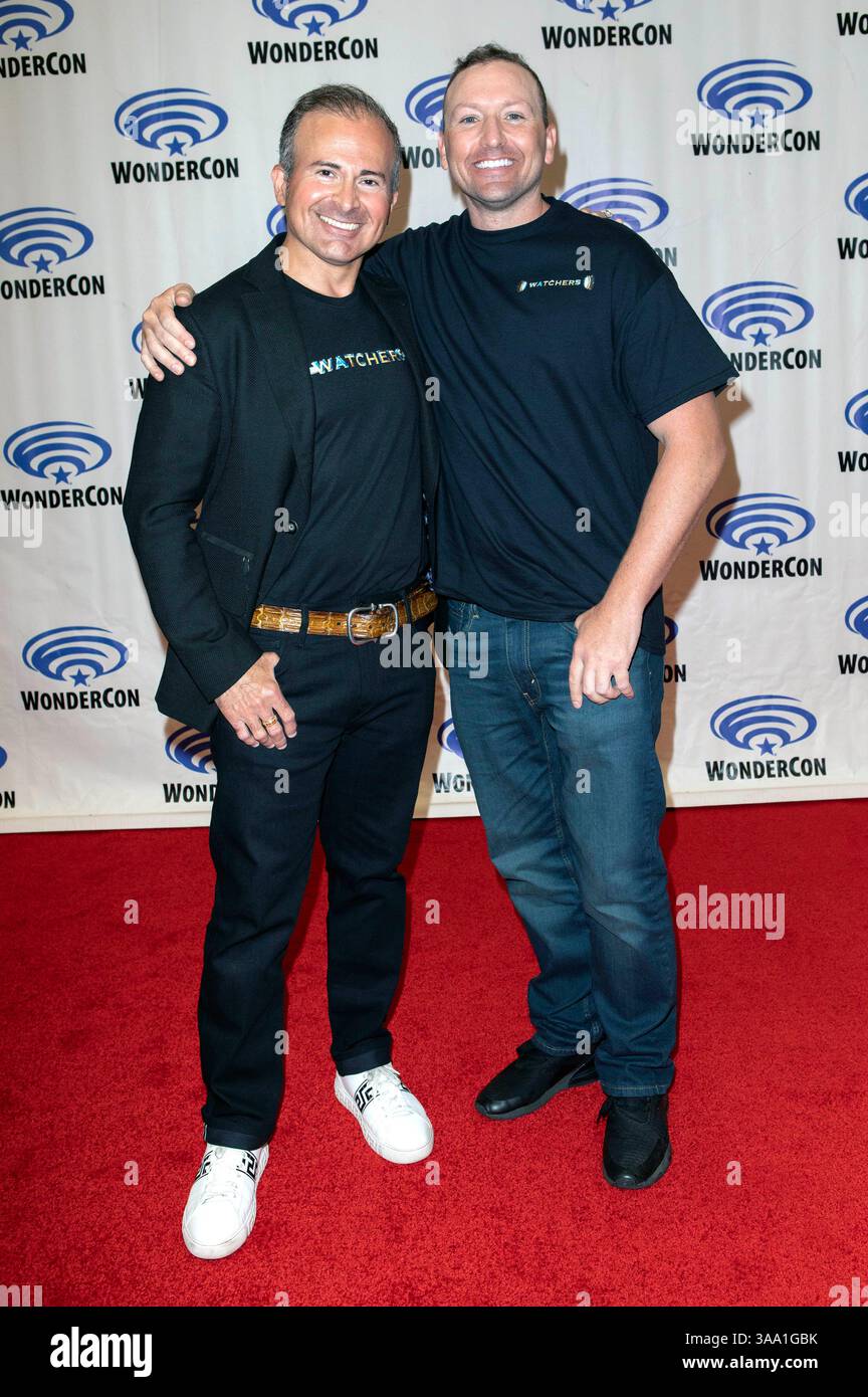 Alexander Gray und Justin Waldner beim Photocall zum Trading Card Game ...