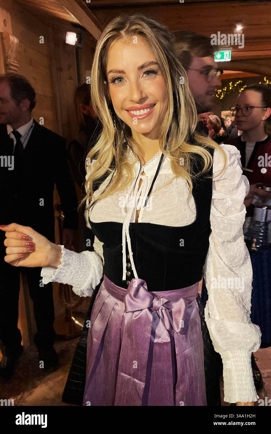 Cathy Hummels bei der Weisswurstparty im Hotel Stanglwirt in Going bei ...