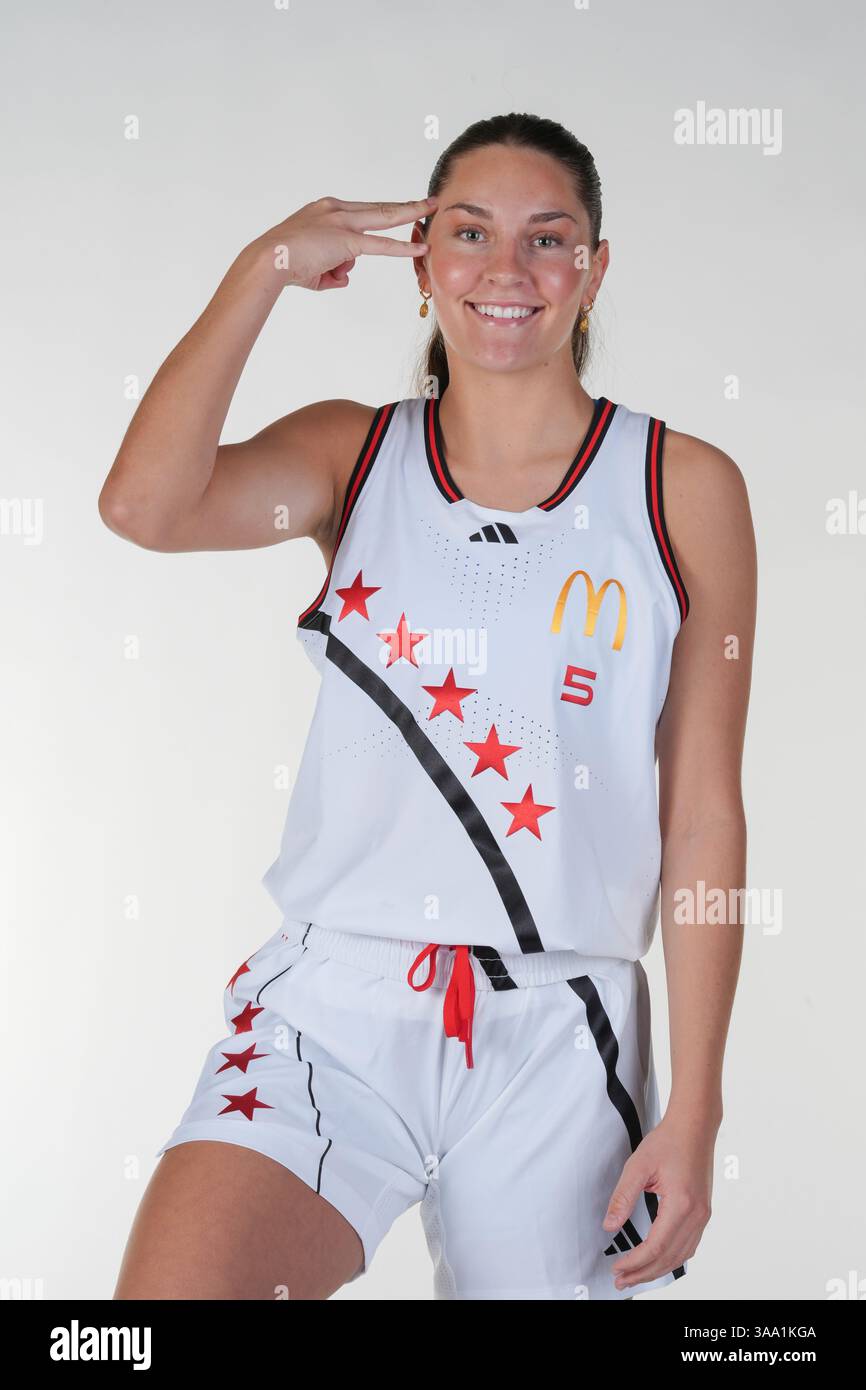 BROOKLYN, NY - MARCH 28: McDonalds High School All American Emilee ...