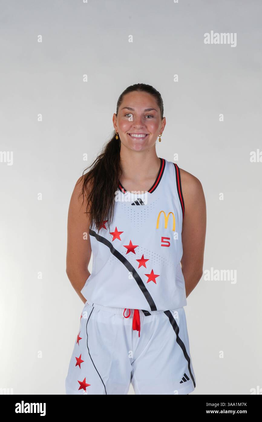 BROOKLYN, NY - MARCH 28: McDonalds High School All American Emilee ...