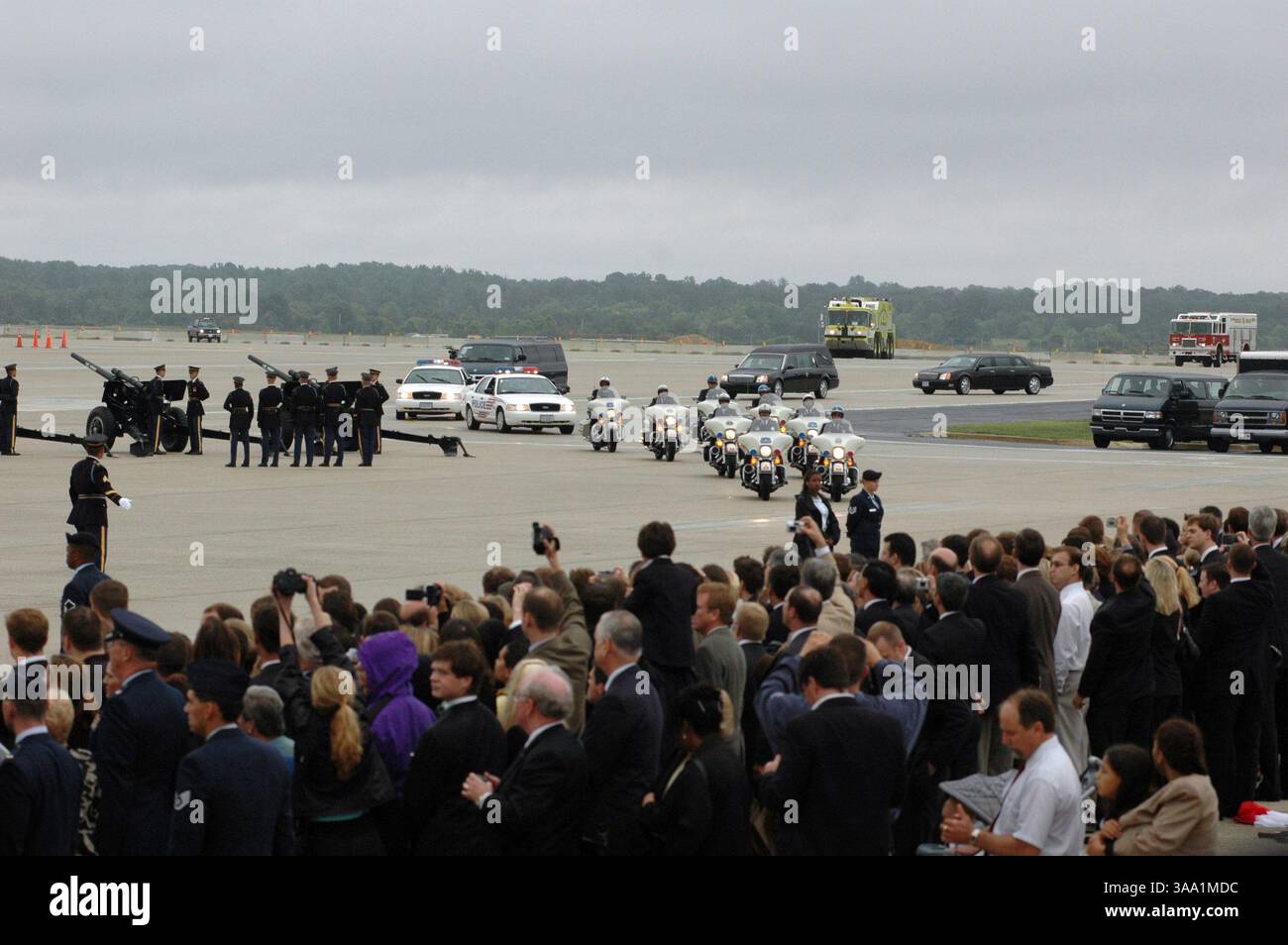 Jun 11, 2004; Andrew's Air Force Base, MD, USA; Former President Ronald ...