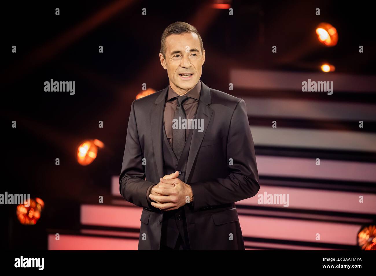 PRODUCTION - 27 March 2025, Berlin: Kai Pflaume, presenter, hosts the ...