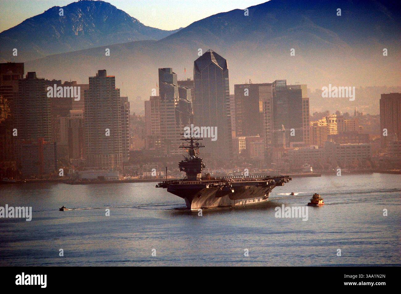 Jan 04, 2006; Coronado, CA, USA; The nuclear-powered aircraft carrier ...