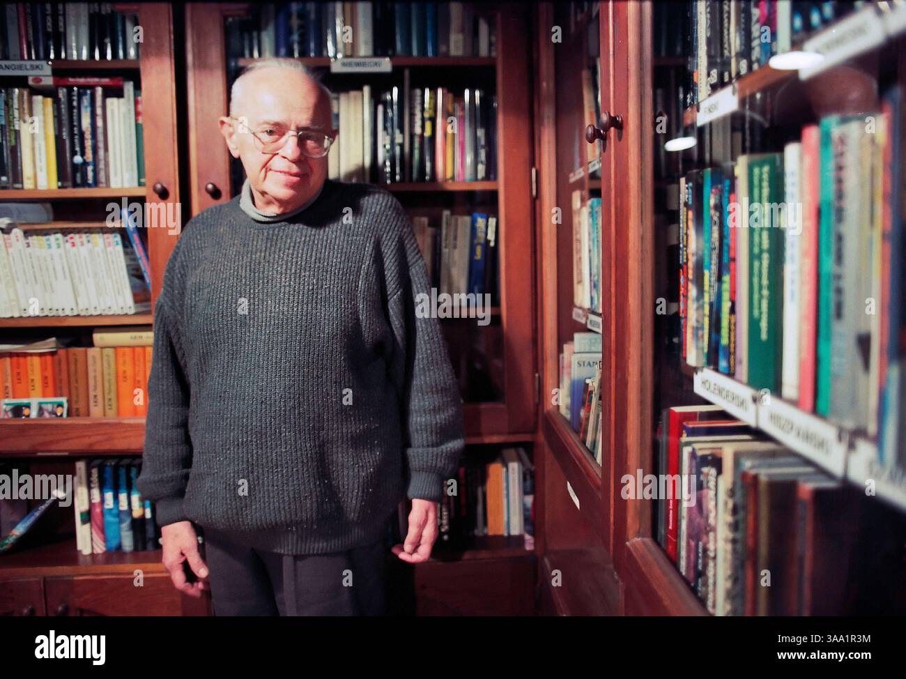 Dec 15, 1999; Krakow, POLAND; Polish author STANISLAW LEM, most famous ...